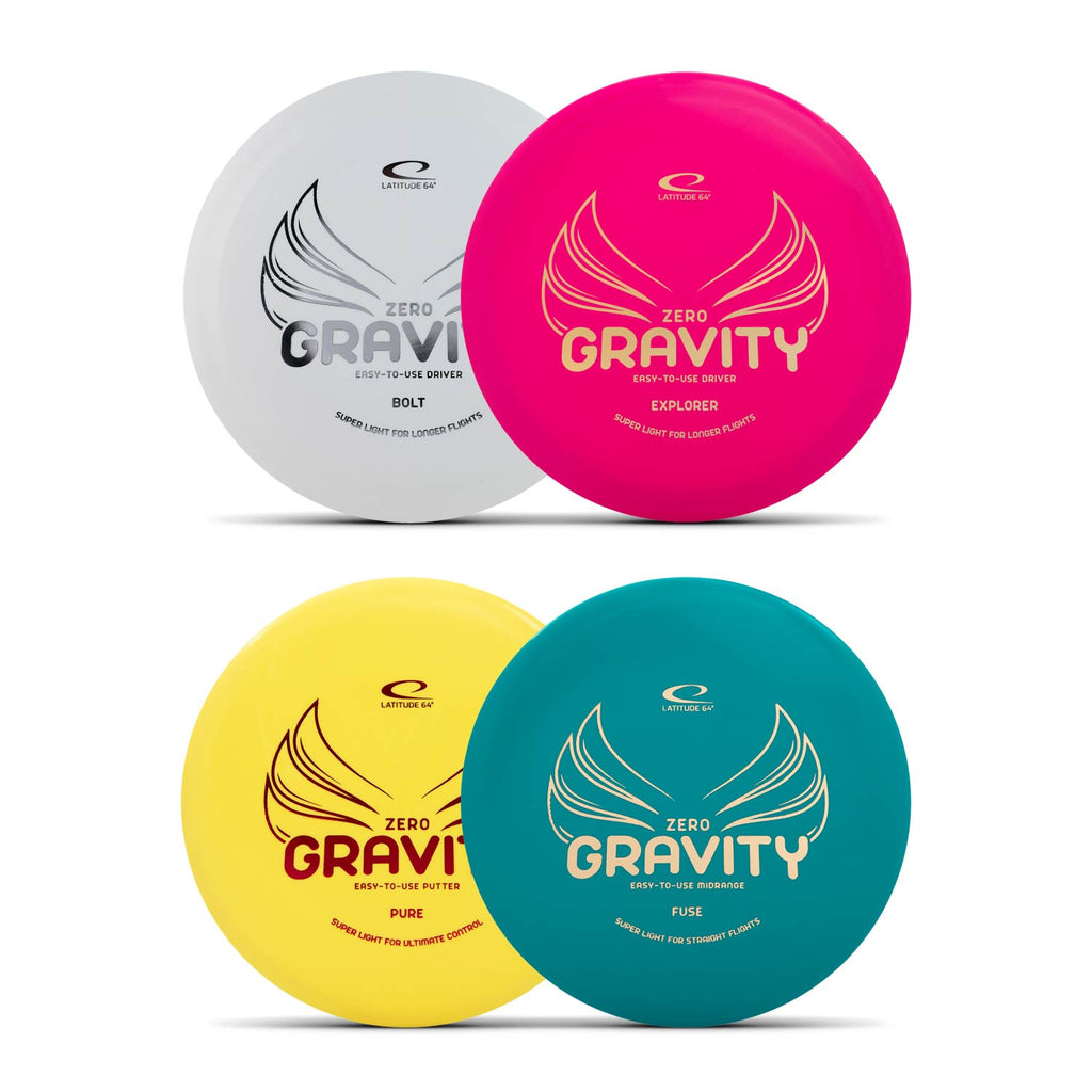 Zero Gravity Flight Pack – 4 Lightweight Discs